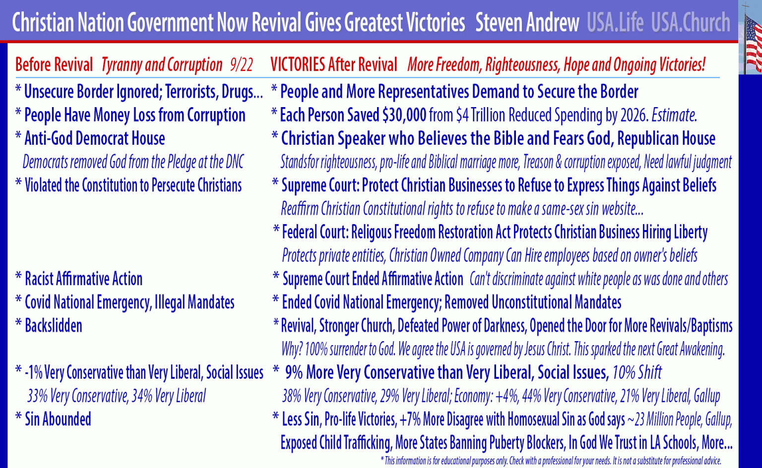 Christian Nation Government Now Revival Is Saving Our Christian Nation ...